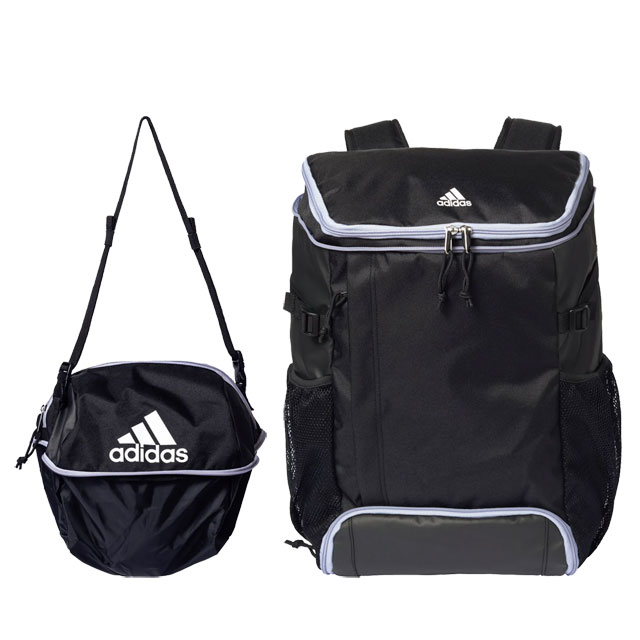 アディダス サッカー フットサル かばん バッグ リュック ボール用デイパック ブラック シルバー 約32L ADP31BKSL /スポーツサクライ【スポサク公式通販サイト】｜大阪のサッカー ...