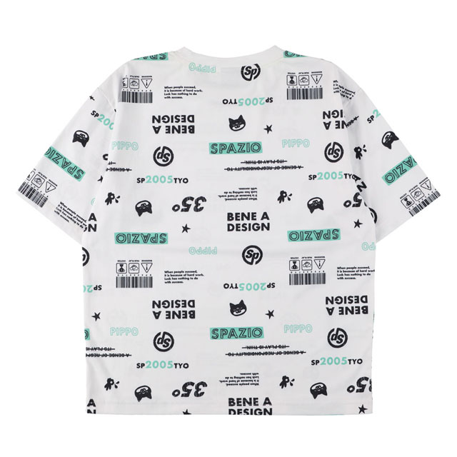 スパッツィオ サッカー フットサル PIPPO総柄 Tシャツ 半袖 トレーニングウェア プラクティスシャツ SPAZIO2023SS ...